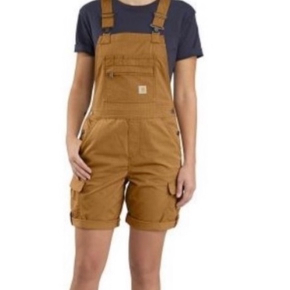 Carhartt Shorts Nwt Carhartt Rugged Flex Relaxed Shortalls Bib